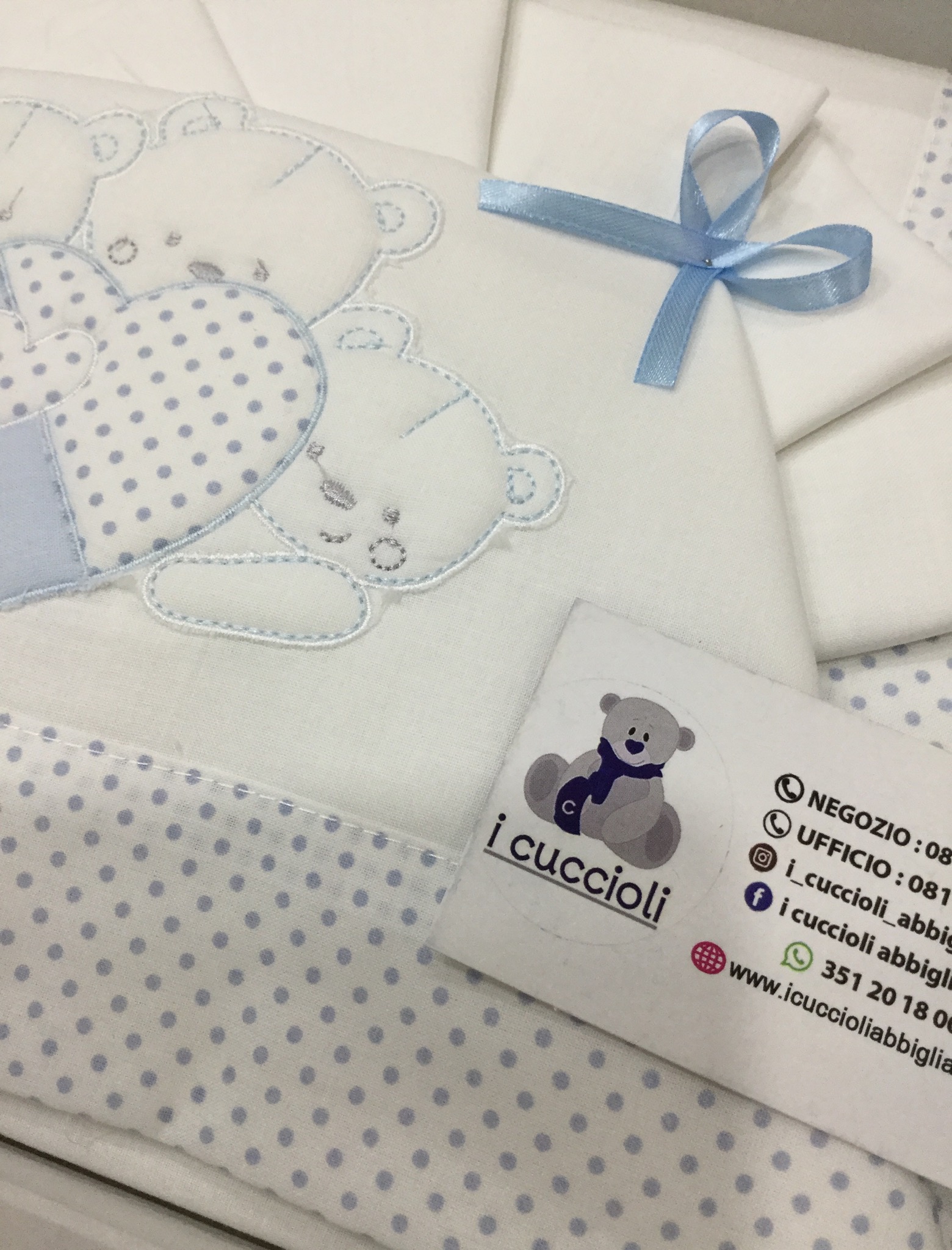 i Batuffolini Composè di lenzuola per culla/lettino - Shop online I ...